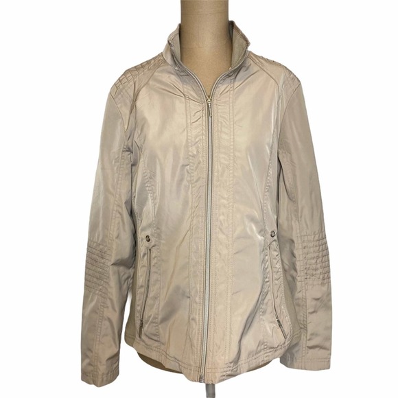 Weatherproof | Jackets & Coats | Weatherproof Tan Windbreaker Bomber ...